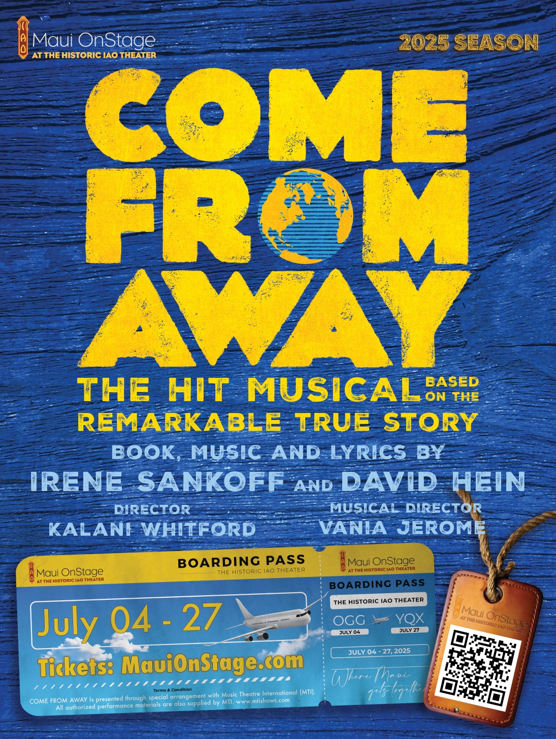 Tony Award-winning hit musical “Come From Away” opens on July 4 | News ...